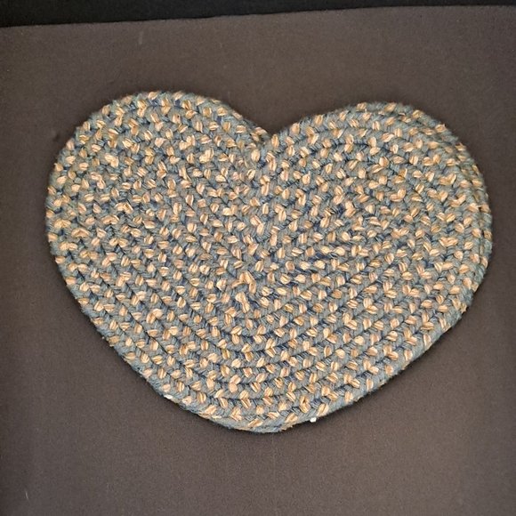 Dining | Heart Shaped Braided Placemats Rugs | Poshmark